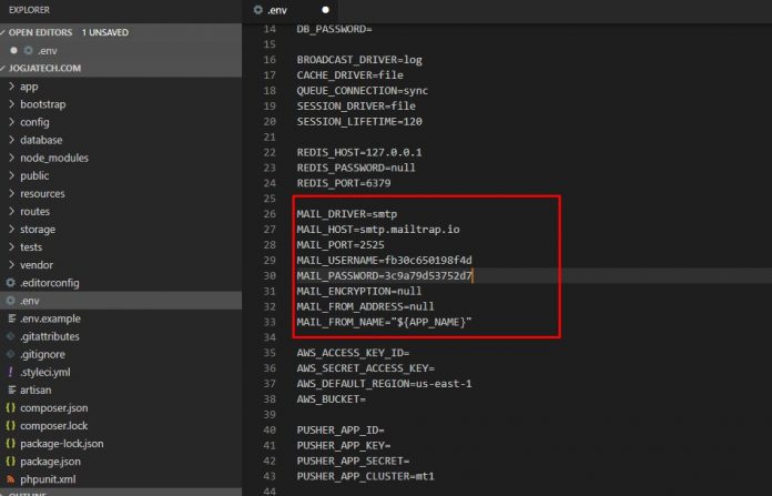 Tutorial Laravel, Membuat Reset Password Via Email di Laravel | JogjaTech - Web Developer Jogja ...