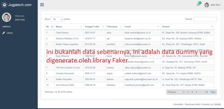 Codeigniter 4 : Membuat Server Side Datatables | JogjaTech - Web Developer Jogja | Jasa Layanan ...